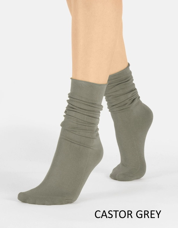 Cette ALTAI Cashmere Wool Socks Loose Top (Hoseiree.com)