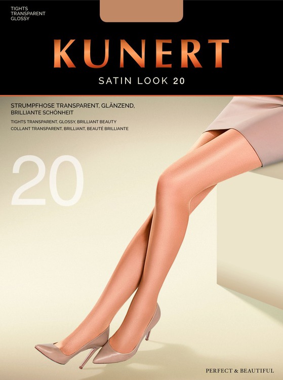 Kunert SATIN LOOK 20 Sheer PANTYHOSE (Hoseiree.com)