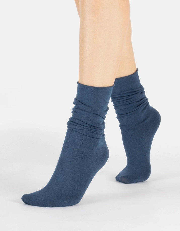 Cette ALTAI Cashmere Wool Socks Loose Top (Hoseiree.com)