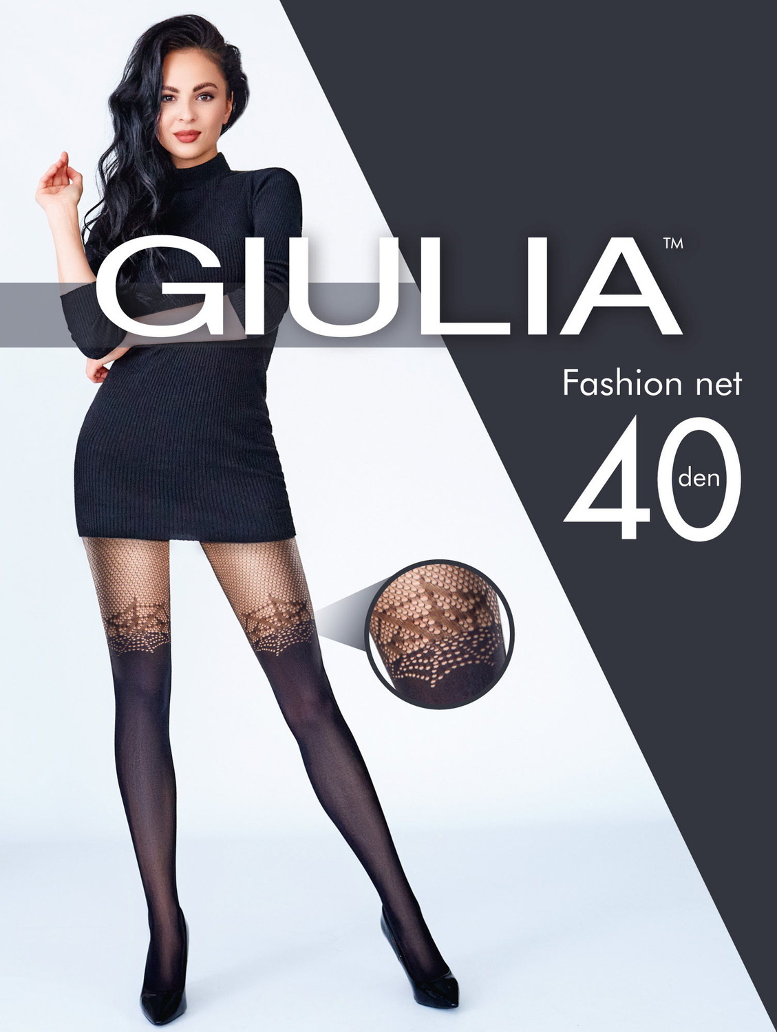 Giulia FASHION NET 40, mod 12 Tights (Hoseiree.com)