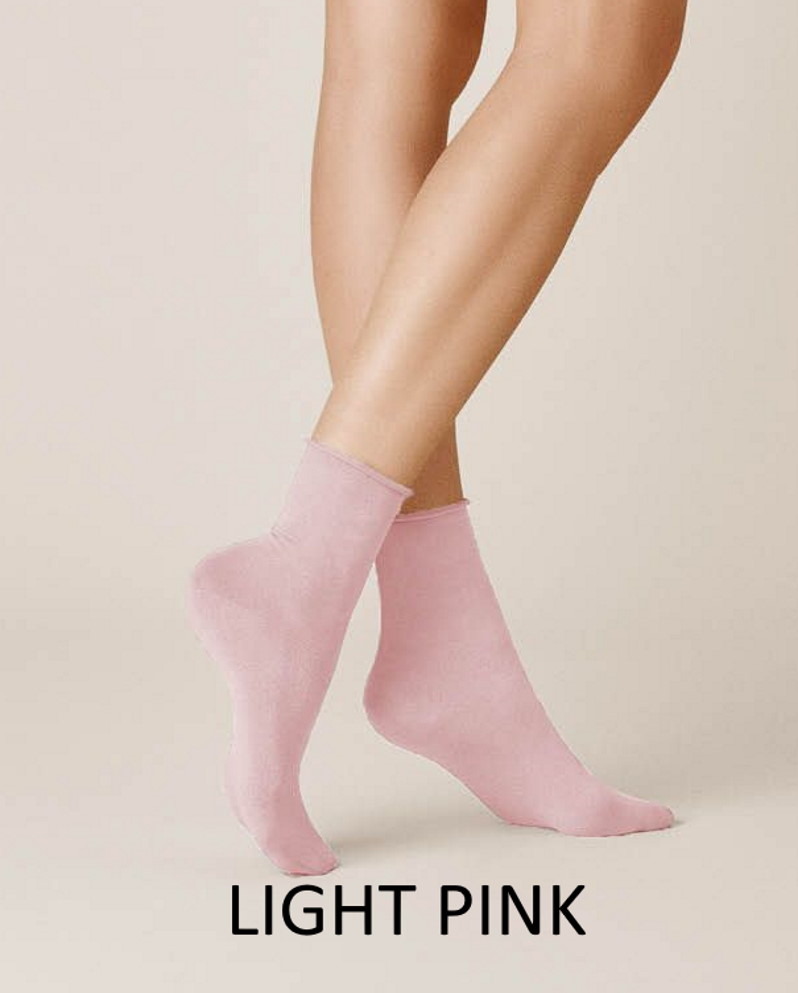 Kunert SENSUAL COTTON Velvety socks with rolled edge (Hoseiree.com)
