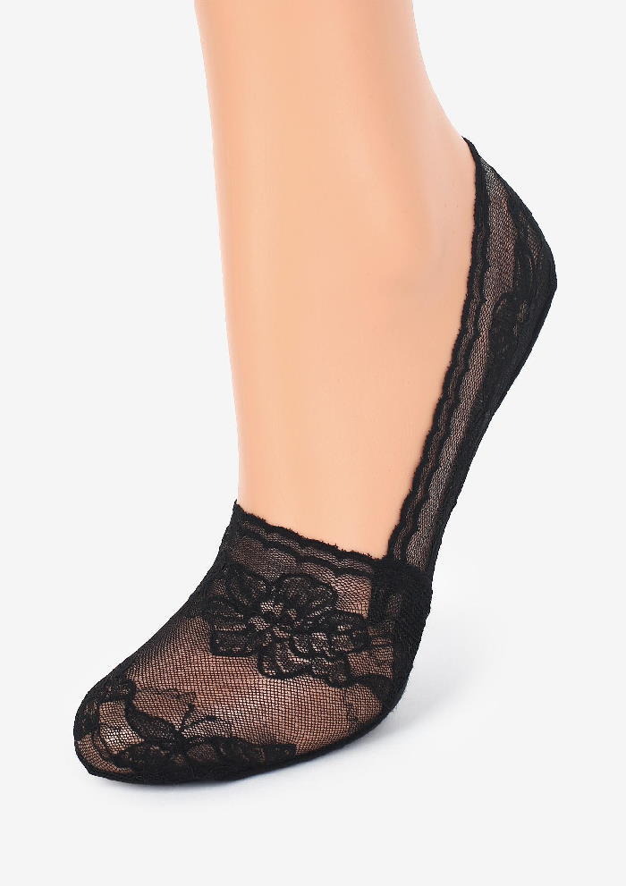 Marilyn Z32 Women's Elastic Lace Footies (Hoseiree.com)